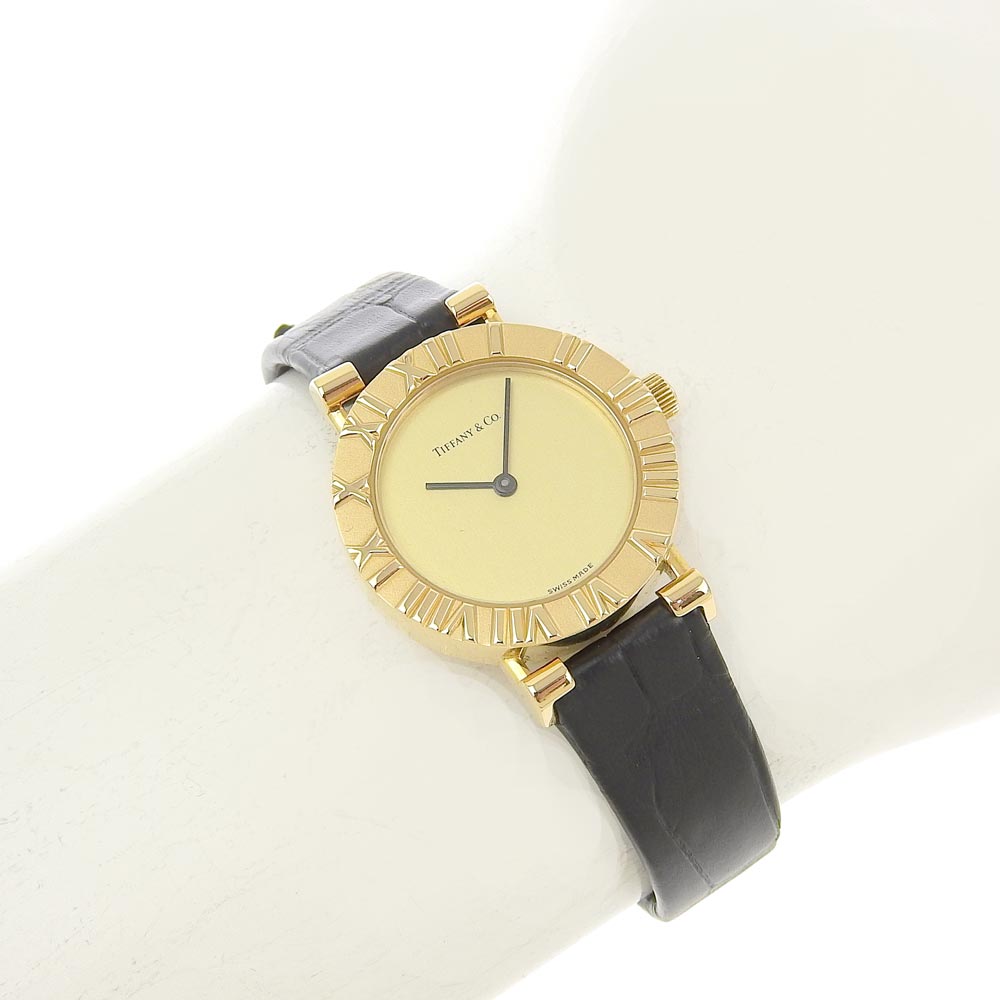 【ティファニー －TIFFANY＆Co. － 】ティファニー TIFFANY＆Co. アトラス レディース クォーツ 電池 腕時計 2針 ...